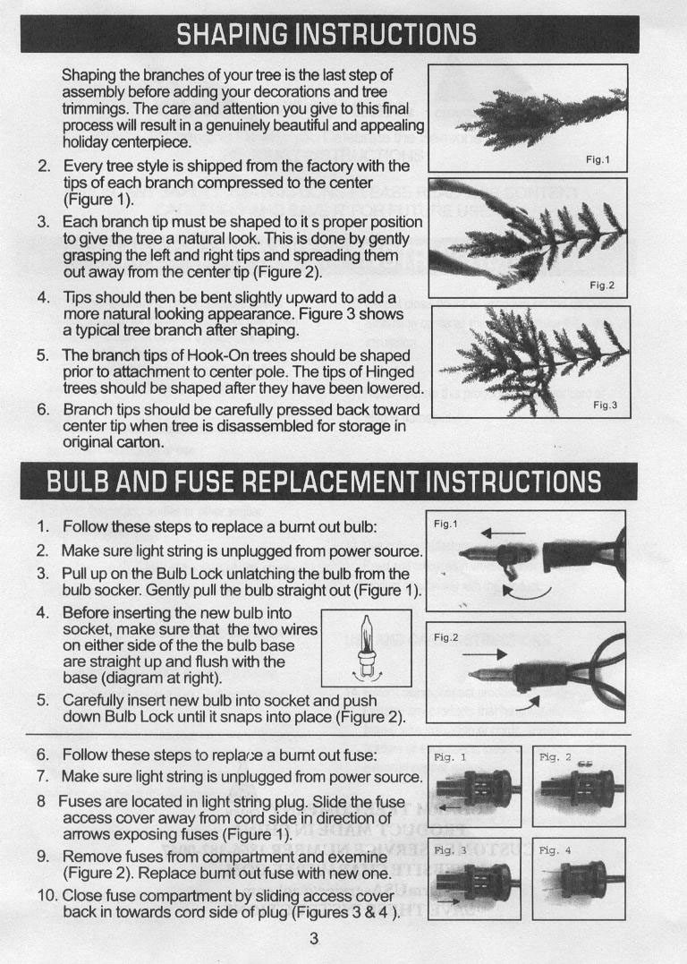Artificial Tree Instructions Hewitts Garden Centers Artificial Tree Instructions Hewitts Garden Centers